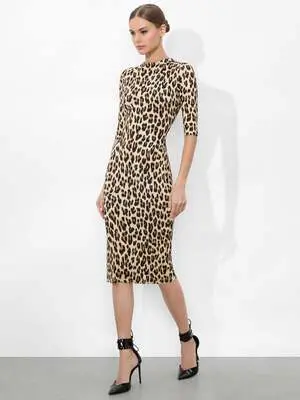 Alice + Olivia Delora Midi Dress