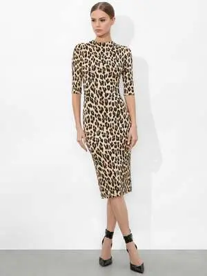 Alice + Olivia Delora Midi Dress