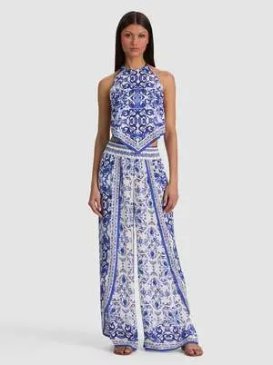 Alice + Olivia Larissa Open Pleat Pant