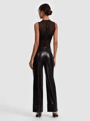 Alice + Olivia Alexander Vegan Ankle Pant