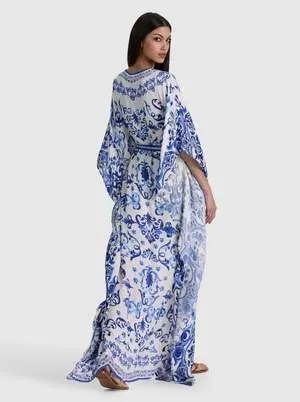 Alice + Olivia Marva Belted Kaftan