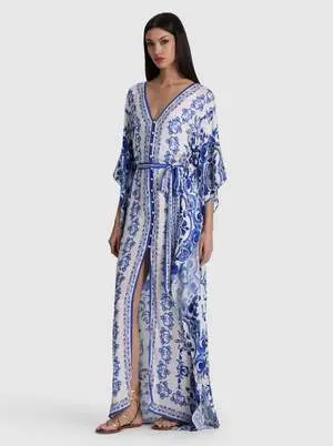 Alice + Olivia Marva Belted Kaftan