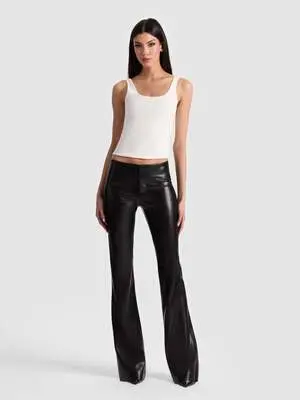 Alice + Olivia Olivia Vegan Bootcut Pant