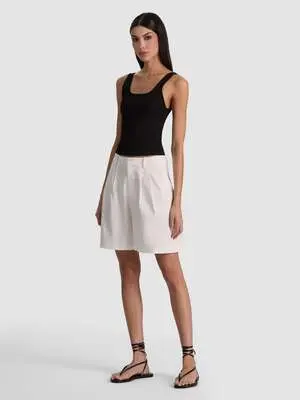 Alice + Olivia Conry Pleated Bermuda Short
