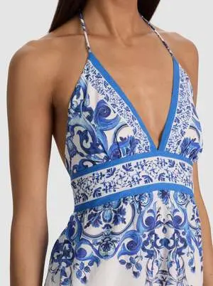 Alice + Olivia Karolina Tiered Maxi Dress