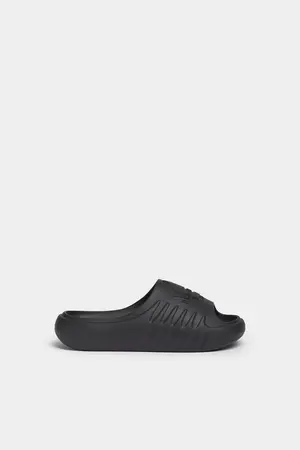 Dsquared2 Canadian Leaf Slides Black