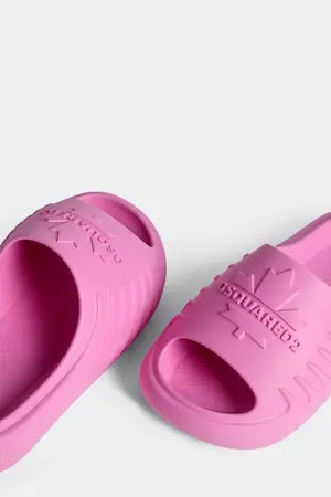 Dsquared2 Canadian Leaf Slides - Pink