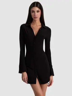 Alice + Olivia Freya Button Down Dress