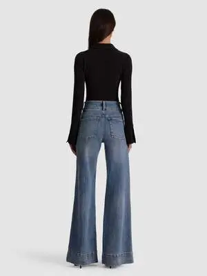 Alice + Olivia Freya Button Down Bodysuit