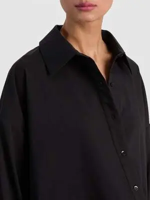 Alice + Olivia Tobie Cinched Button Down