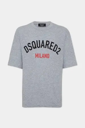 Dsquared2 Wash Loose Fit Milano T-shirt - Grey
