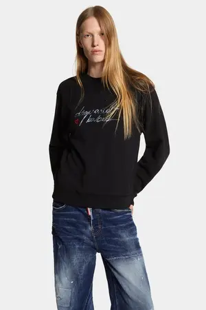Dsquared2 Dyed Just Right Fit Babes Sweatshirt