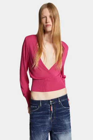 Dsquared2 Draped V-neck Pullover