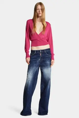Dsquared2 Draped V-neck Pullover