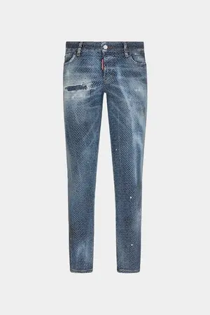 Dsquared2 Hollywood Wash Jennifer Jeans - Blue