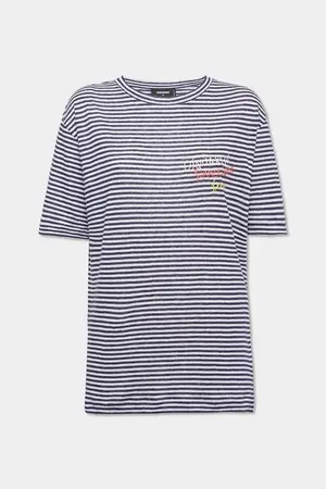 Dsquared2 Summer Lovers Breezy Fit Striped T-shirt - Fantasy