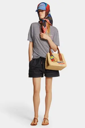 Dsquared2 Summer Lovers Breezy Fit Striped T-shirt