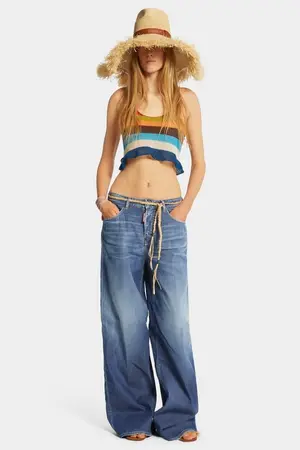 Dsquared2 Summer Lovers Knit Halter Neck Top