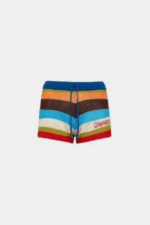 Dsquared2 Summer Lovers Knit Shorts - Black
