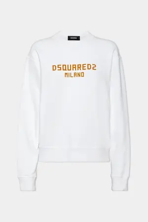 Dsquared2 Just Right Fit Milano Crewneck Sweatshirt - Black