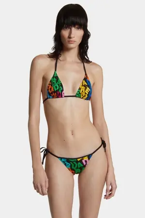 Dsquared2 Allover Logo Bikini Brief