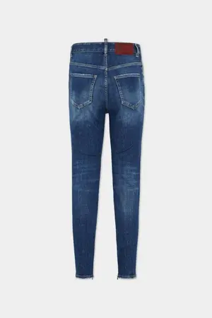 Dsquared2 Medium Easy Wash High Waist Twiggy Jeans