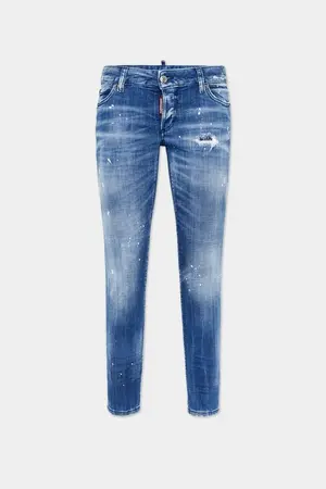 Dsquared2 Medium Filo Blu Wash Jennifer Jeans - Blue