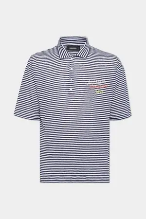Dsquared2 Summer Lovers Loose Fit Polo - Fantasy