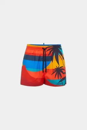 Dsquared2 Summer Lovers Sunset Shorts - Black