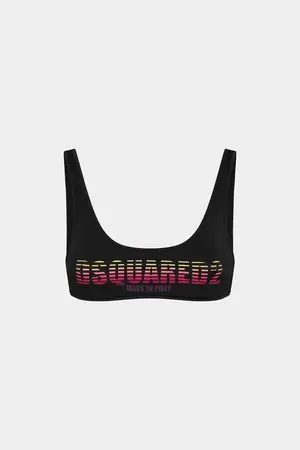 Dsquared2 Bikini Bandeau Top - Black