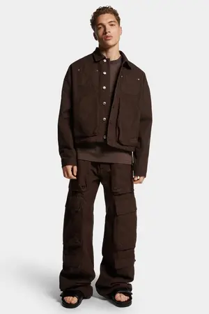 Dsquared2 Icon New Generation Canvas Utility Big Cargo Pant
