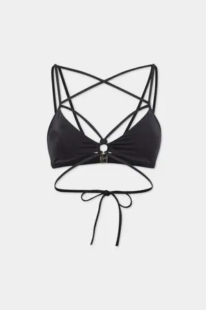 Dsquared2 Bondage Triangle Top - Black
