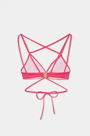 Dsquared2 Bondage Triangle Top - Purple