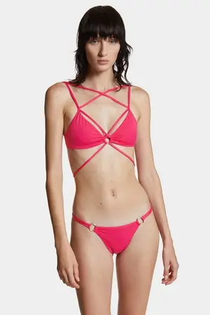 Dsquared2 Bondage Triangle Top - Purple