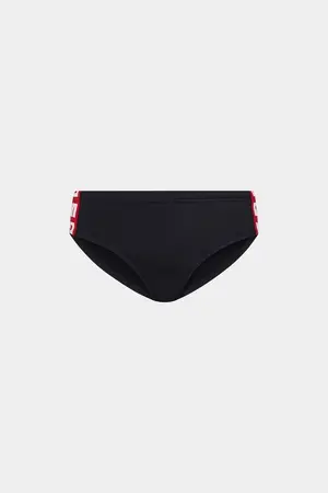 Dsquared2 Dsq2 Slanted Logo Swim Brief - Black