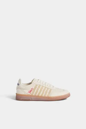 Dsquared2 Summer Lover Raffia Boxer Sneakers - Black