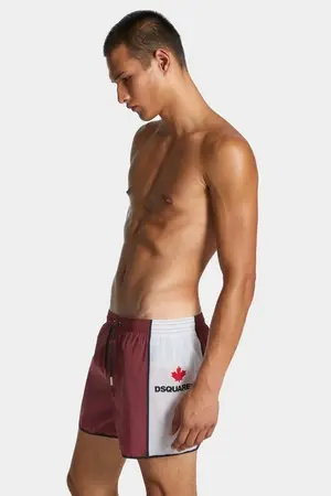 Dsquared2 Boxeur Maple Leaf Midi Swim Boxer