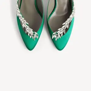 Balenciaga X Manolo Blahnik Almond-toe Mules