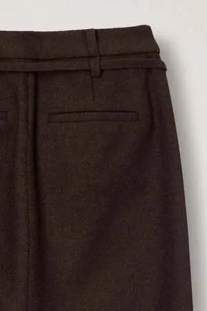 DUNST Maxi Wrap Skirt Brown