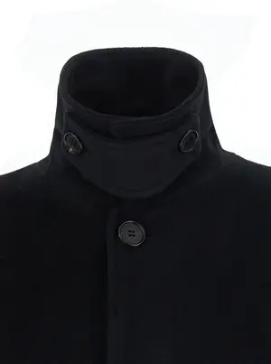 DUNST Belted Cashmere Mac Coat