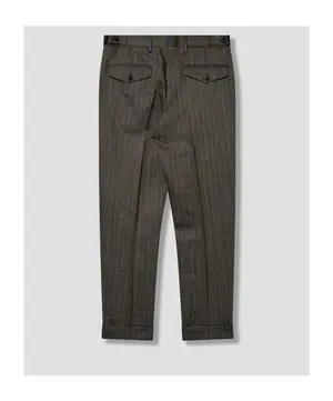 Dries Van Noten Dress Trousers With Cuffed Hems