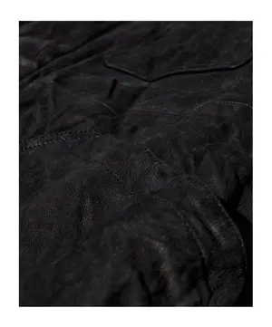Visvim Button-front Long-sleeve Leather Jacket