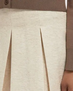 WRSTBHVR Pleated Logo-plaque Mini Skirt