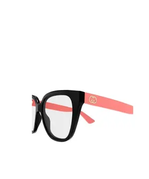 Gucci Geometric-frame Clear-lens Glasses