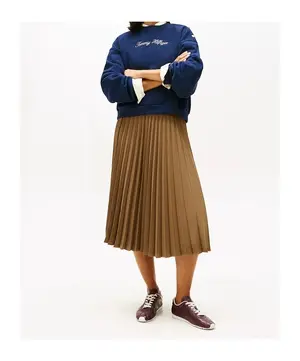 Tommy Hilfiger Pleated Midi Skirt
