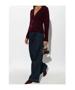 Cult Gaia Wide-leg Denim Trousers
