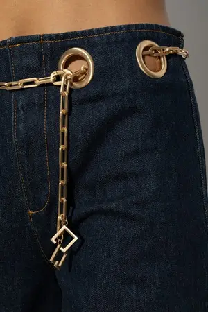 Cult Gaia Wide-leg Denim Trousers