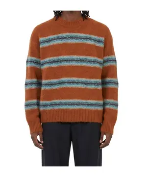 Dries Van Noten Striped Crewneck Jumper