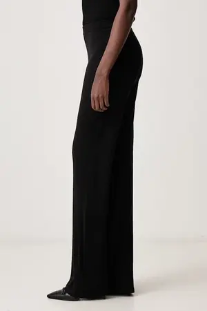 Soeur High-waisted Knit Flare Pants