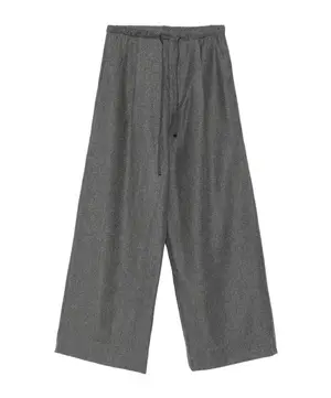 Soeur Drawstring Wide-leg Trousers - Black